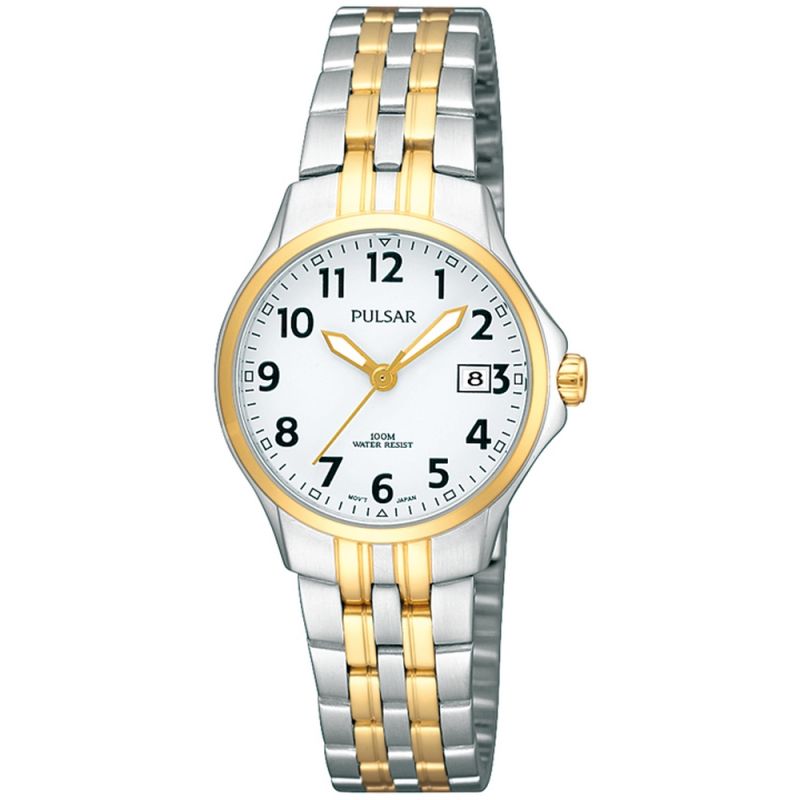 Pulsar PH7222X1 White Dial Stainless Steel Strap Ladies Watch