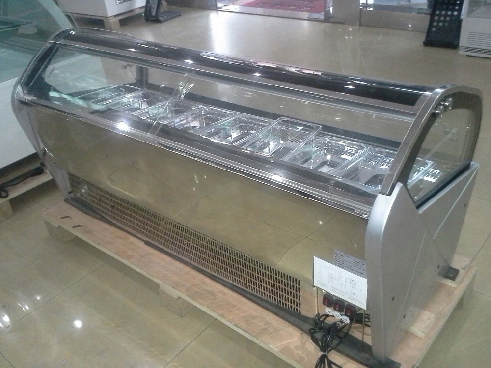 Gelato Ice cream Display Showcase | Quality Mini Cabinets China ...