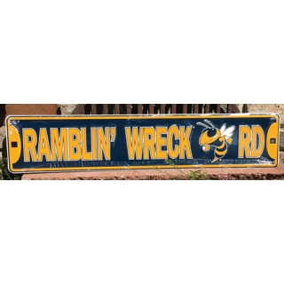 Georgia Tech Signs / Ramblin Wreck Road Street Sign / Street Signs ...